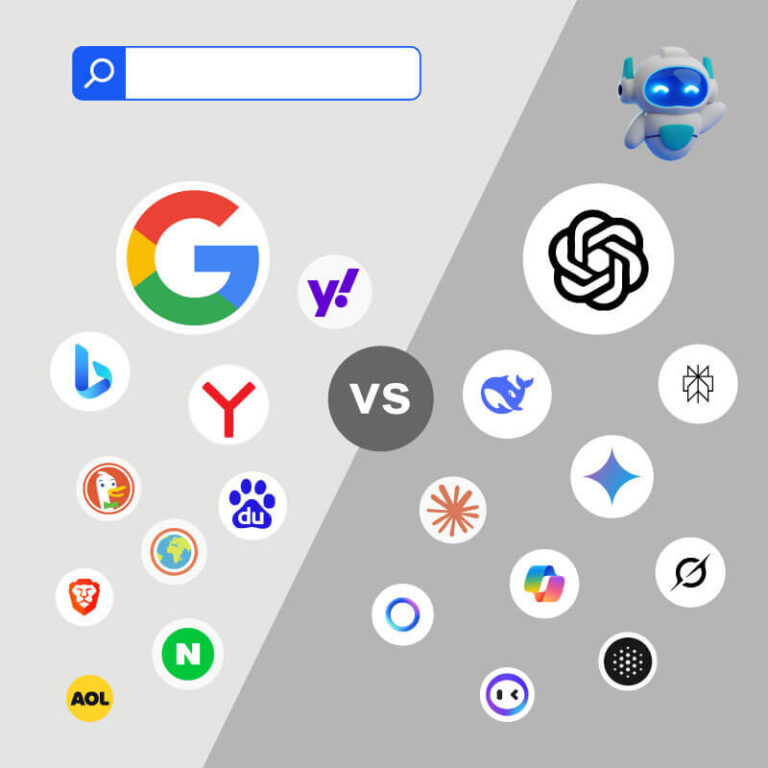 AI Chatbots vs Search Engines: 24-Month Study on Traffic Trends